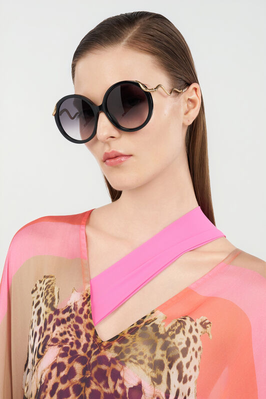 Sunglasses Roberto Cavalli - Snake Collection in SHINY COPPER GOLD for ...